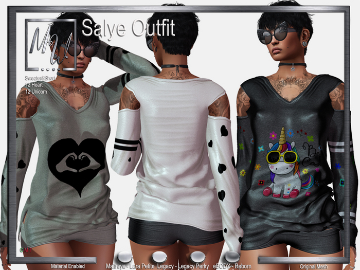 Second Life Marketplace Mw Salye Outfit Fatpack Add Me